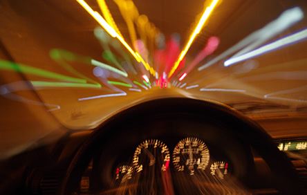 Blurred Vision Driving